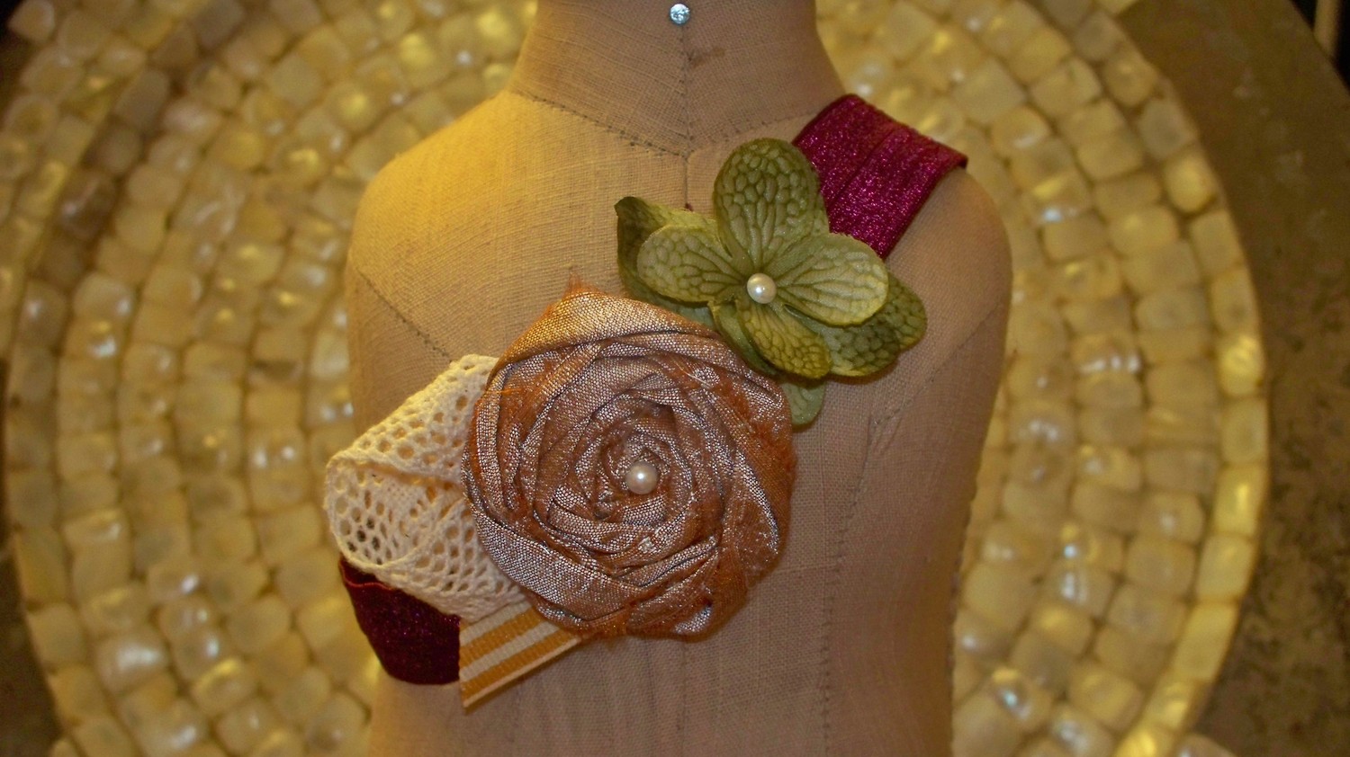 Fall Headbands, Autumn Headband, Big Girl Flower Headband, Baby Flower ...